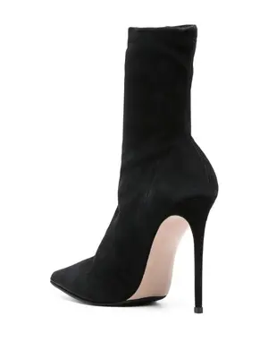 LE SILLA Eva 115mm Pointed-toe Boots - Black