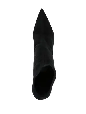 LE SILLA Eva 115mm Pointed-toe Boots - Black