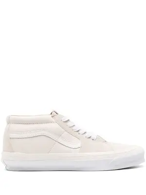 VANS Og Sk8-mid Lx Leather Sneakers - White