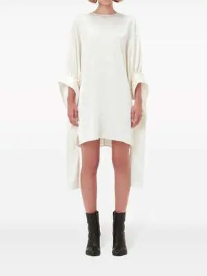 JW Anderson Tab-trim Satin Minidress - White