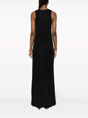 Saint Laurent Sleeveless High-shine Jersey Dress