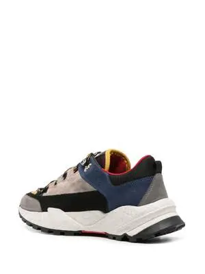 Dsquared2 Panelled Leather Sneakers - Grey
