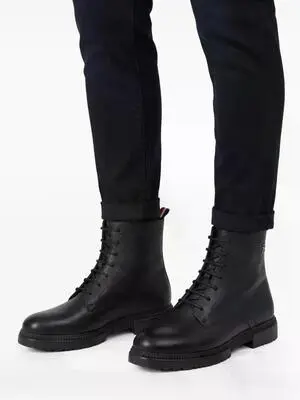 Tommy Hilfiger Lace-up Leather Boots