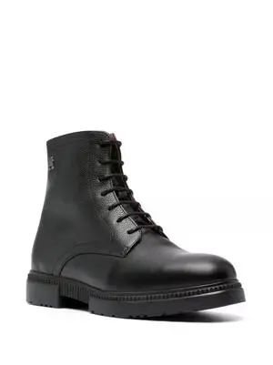 Tommy Hilfiger Lace-up Leather Boots