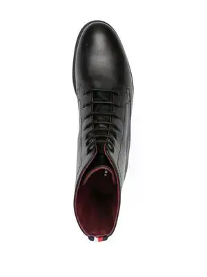 Tommy Hilfiger Lace-up Leather Boots