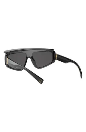 Dolce & Gabbana 146mm Rectangular Sunglasses - Black