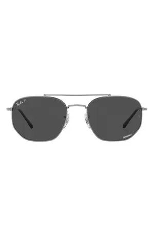 Ray-ban 57mm Polarized Sunglasses - Gunmetal