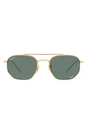 Ray-ban 57mm Polarized Sunglasses - Polar Grey