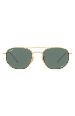 Ray-ban 57mm Polarized Sunglasses - Polar Grey