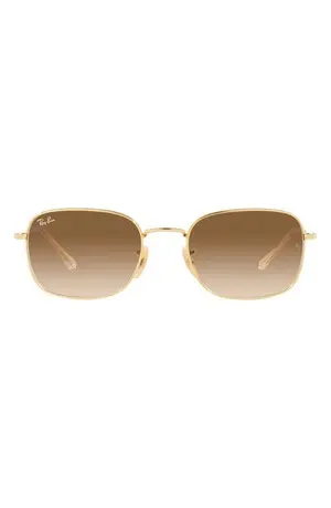 Ray-ban 57mm Pillow Sunglasses - Gold Flash