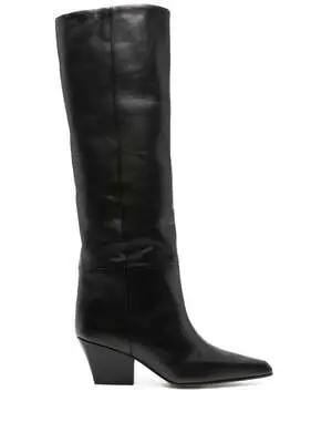 Paris Texas Knee-high Leather Boots