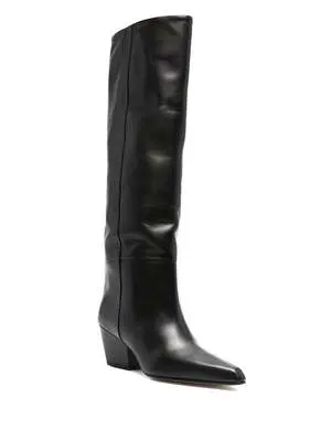 Paris Texas Knee-high Leather Boots