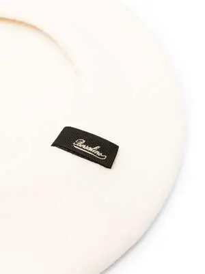 Borsalino Wool Beret - White