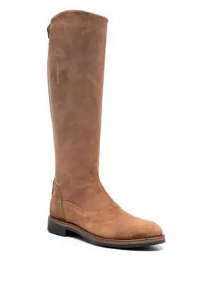 ALBERTO FASCIANI Zipped Knee-length Boots