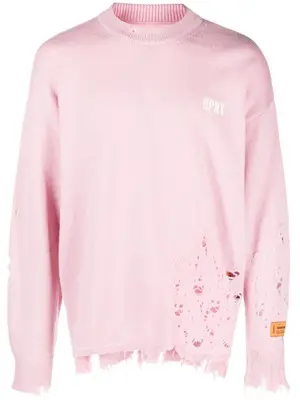 Heron Preston Logo-embroidered Wool Jumper