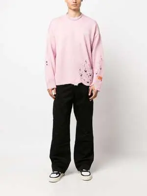 Heron Preston Logo-embroidered Wool Jumper