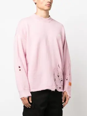 Heron Preston Logo-embroidered Wool Jumper