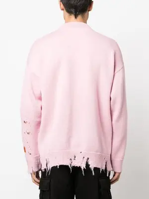 Heron Preston Logo-embroidered Wool Jumper