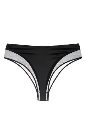 Dolce & Gabbana Semi-sheer Brazilian-style Briefs - Black