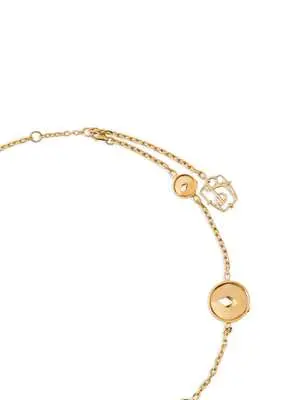 Burberry Hollow Medallion-plated Necklace