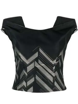 GEMY MAALOUF V-back Top
