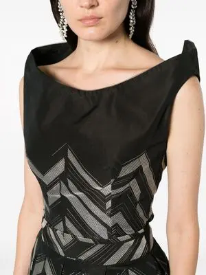 GEMY MAALOUF V-back Top