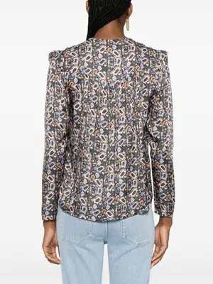 Isabel Marant Étoile Lensy Floral-print Blouse