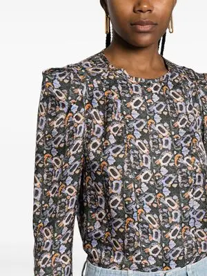 Isabel Marant Étoile Lensy Floral-print Blouse