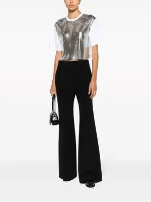 Rabanne Metallic Mesh T-shirt - Silver