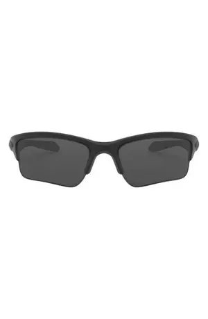 Oakley Quarter Jacket 61mm Rectangular Sunglasses - Black