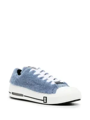 NAHMIAS Five-o Logo-patch Sneakers - Blue