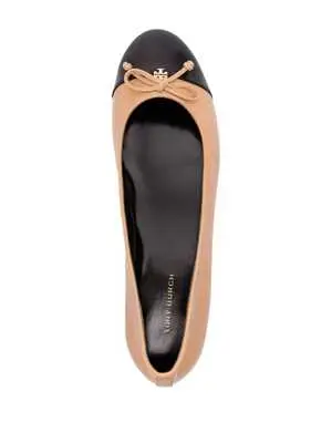 Tory Burch Cap-toe Ballerina Flats - Neutrals
