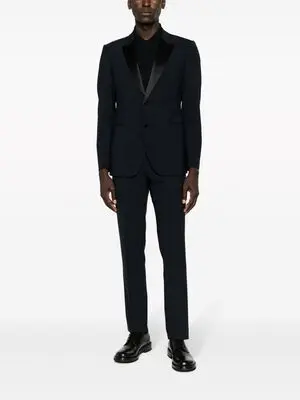 Emporio Armani Satin-trim Single-breasted Suit