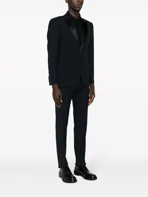 Emporio Armani Satin-trim Single-breasted Suit
