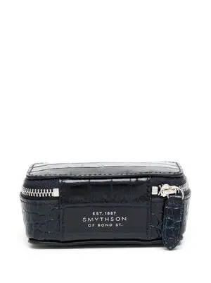 Smythson Crocodille-effect Leather Box