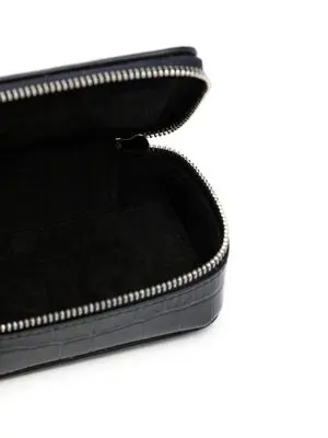Smythson Crocodille-effect Leather Box