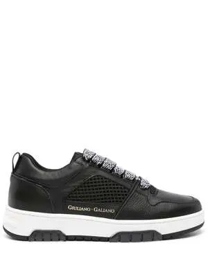 GIULIANO GALIANO Vyper Logo-print Sneakers - Black