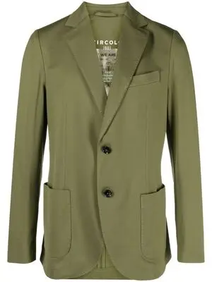 CIRCOLO 1901 Notched-lapels Cotton Blend Blazer