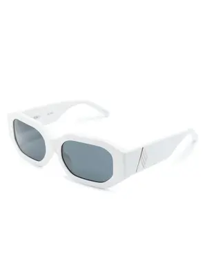 Attico Blake Rectangle-frame Sunglasses