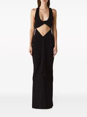 Christopher Esber Vivenda Draped Cut-out Maxi Dress