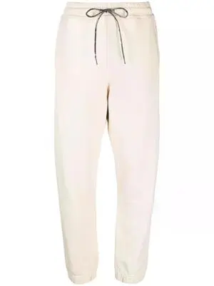 VIVIENNE WESTWOOD Orb Logo-embroidered Cotton Track Pants - Neutrals