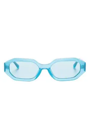 Linda Farrow X The Attico Irene Sunglasses - Blue