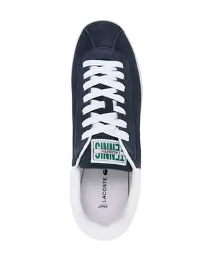 Lacoste Logo-debossed Suede Sneakers