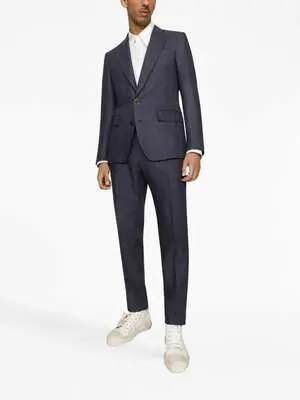 Dolce & Gabbana Linen Sicilia-fit Jacket - Blue