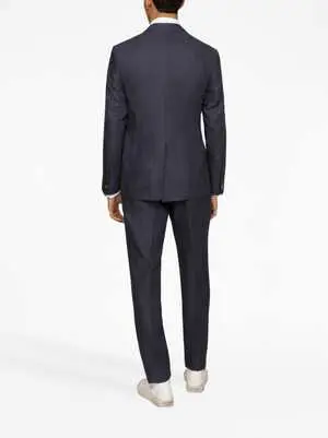 Dolce & Gabbana Linen Sicilia-fit Jacket - Blue