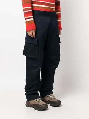 Dsquared2 Logo-print Cargo Trousers - Blue