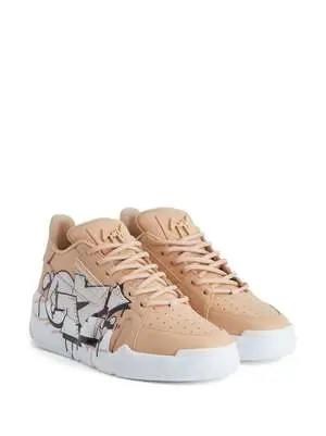 GIUSEPPE ZANOTTI Talon Graphic-print Sneakers - Neutrals