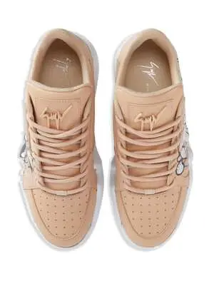 GIUSEPPE ZANOTTI Talon Graphic-print Sneakers - Neutrals