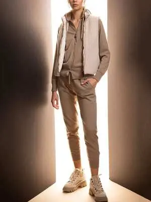 Brunello Cucinelli Cotton-blend Tapered Trousers