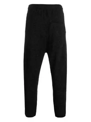 Isabel Benenato Drawstring Drop-crotch Track Pants